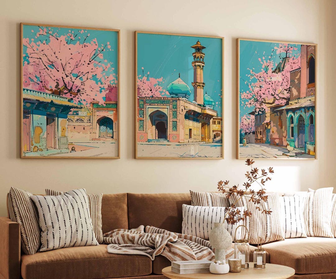Set of 3 Pakistan Posters, Pakistan Travel Prints, Pakistan Art ...