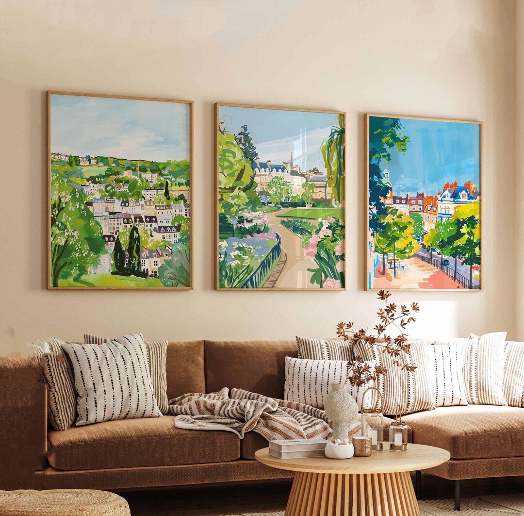 Set of 3 Harrogate Posters, England Travel Prints, UK Town Poster Set ...
