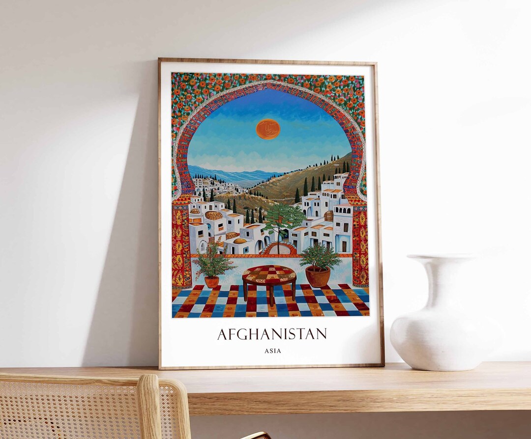 Afghanistan Poster, Islamic Decor, Islamic Art, Middle Eastern Art ...