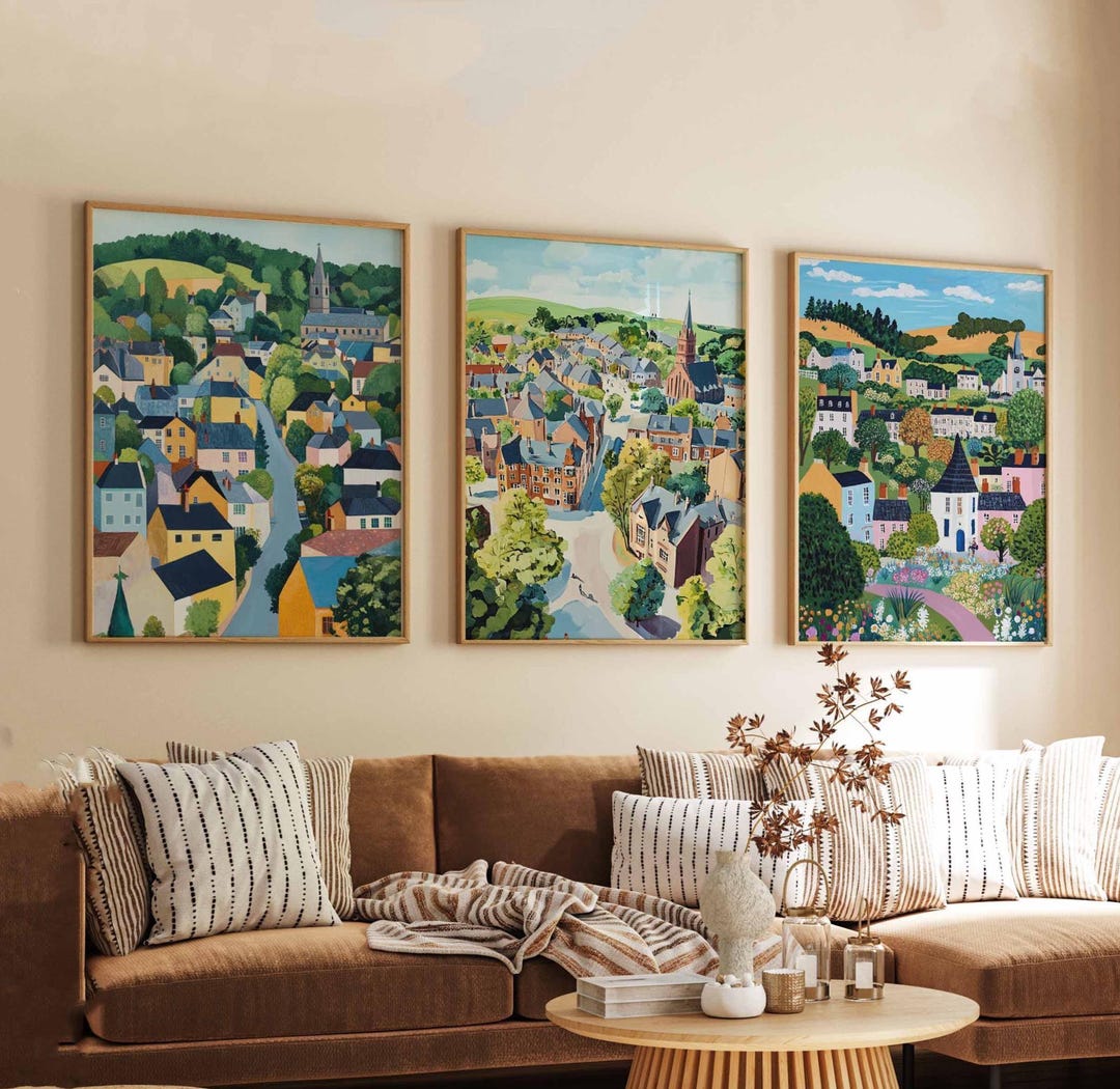 Set of 3 Armagh Posters, Northern Ireland Travel Prints, Irish Wall Art ...