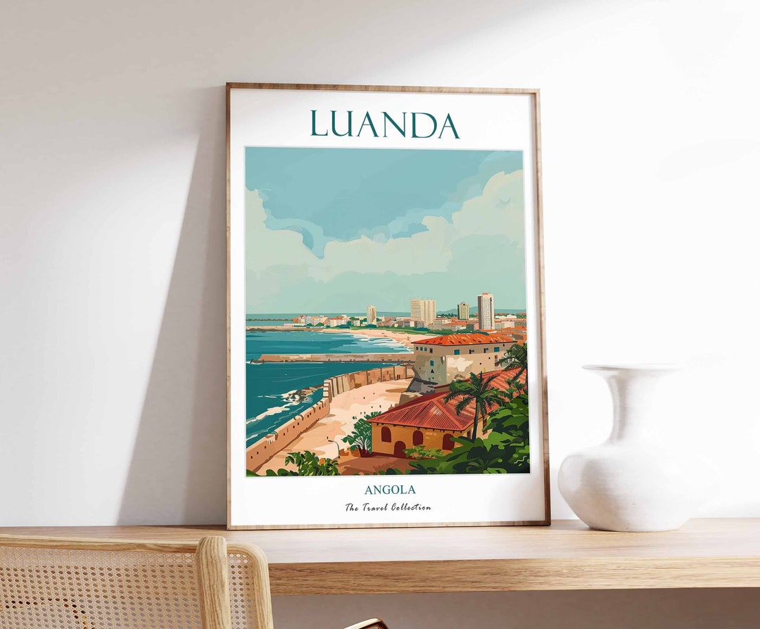 Luanda Poster, Angola Poster, Beach Travel Poster, History Poster ...