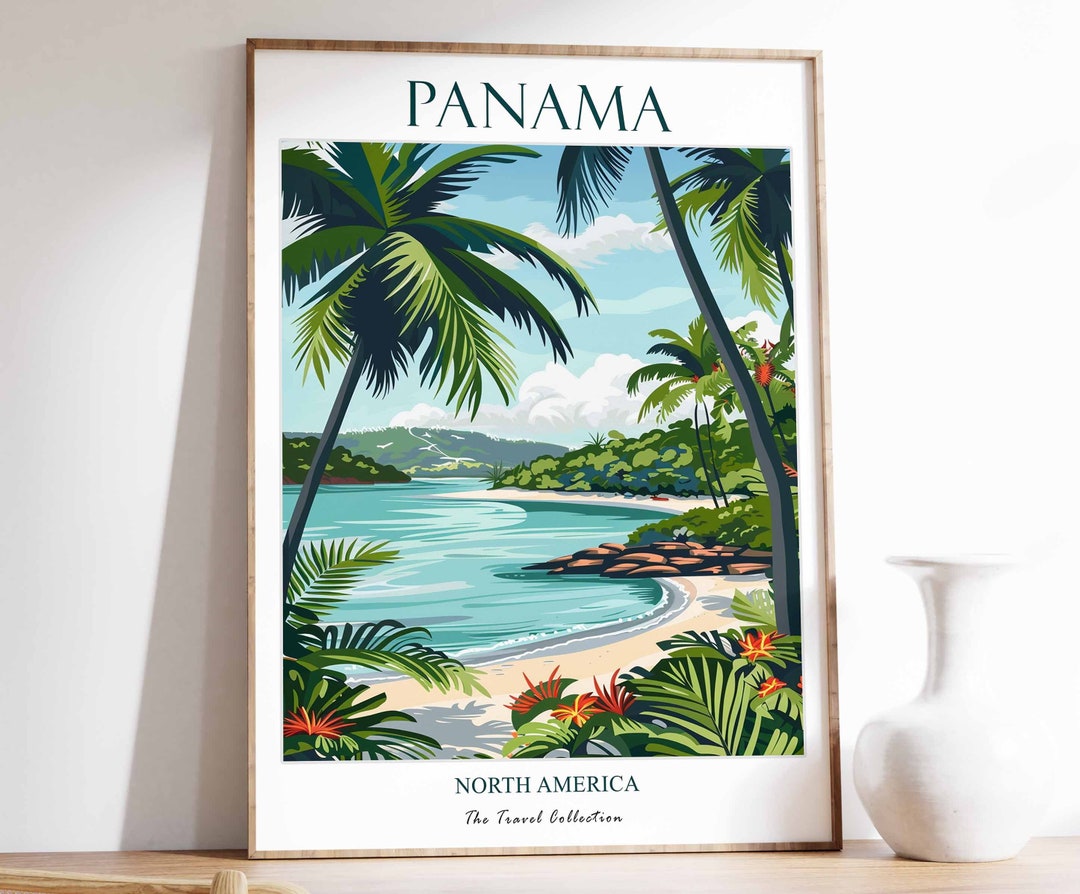 Panama Print, Panama Travel Poster, North America Travel Poster ...
