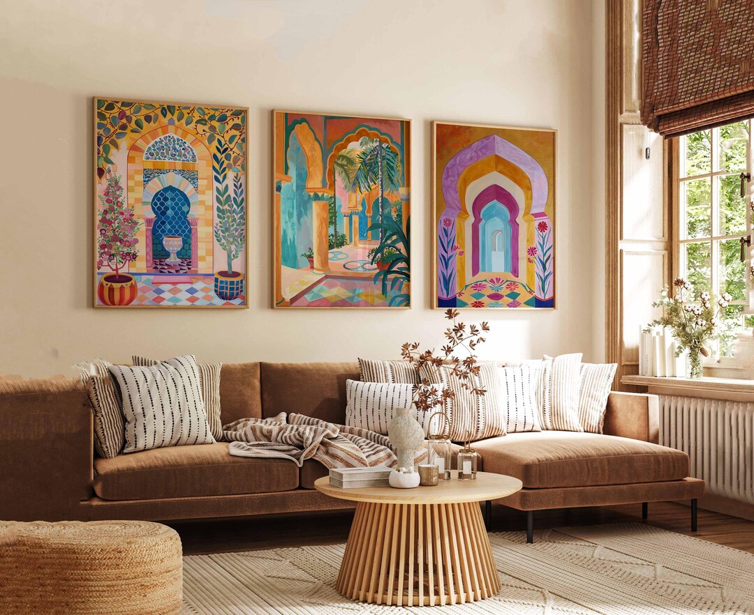 Set of 3 Qatar Poster, Doha Poster, Middle East Poster, Arabian Poster ...