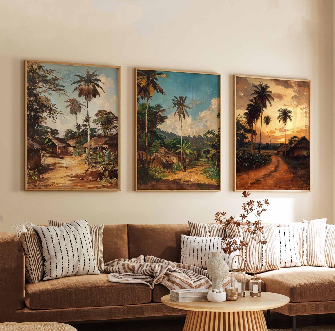 Set of 3 Ghana Posters, Ghana Africa Prints, Travel Wall Art Set, Ghana ...