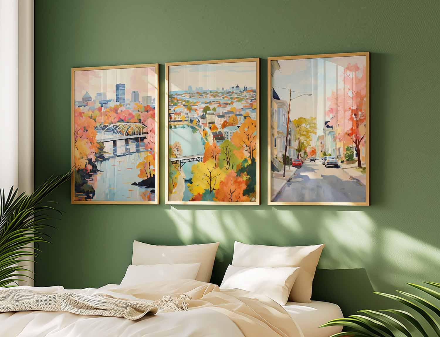 Set of 3 Richmond Virginia Posters, Vintage Travel Prints, USA State ...