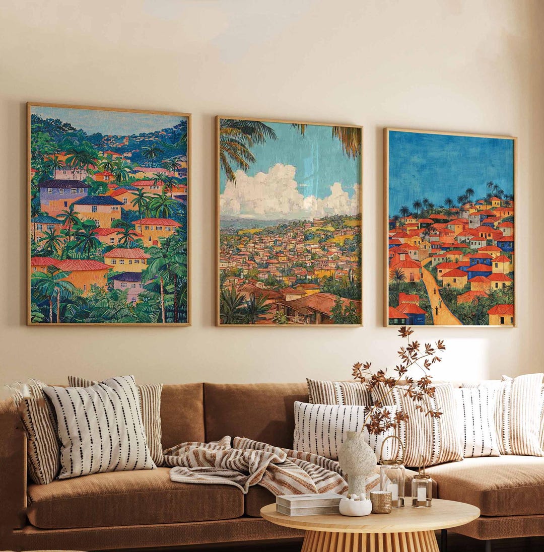 Set of 3 Kigali Posters, Kigali Wall Art, Kigali Prints, Travel Poster ...