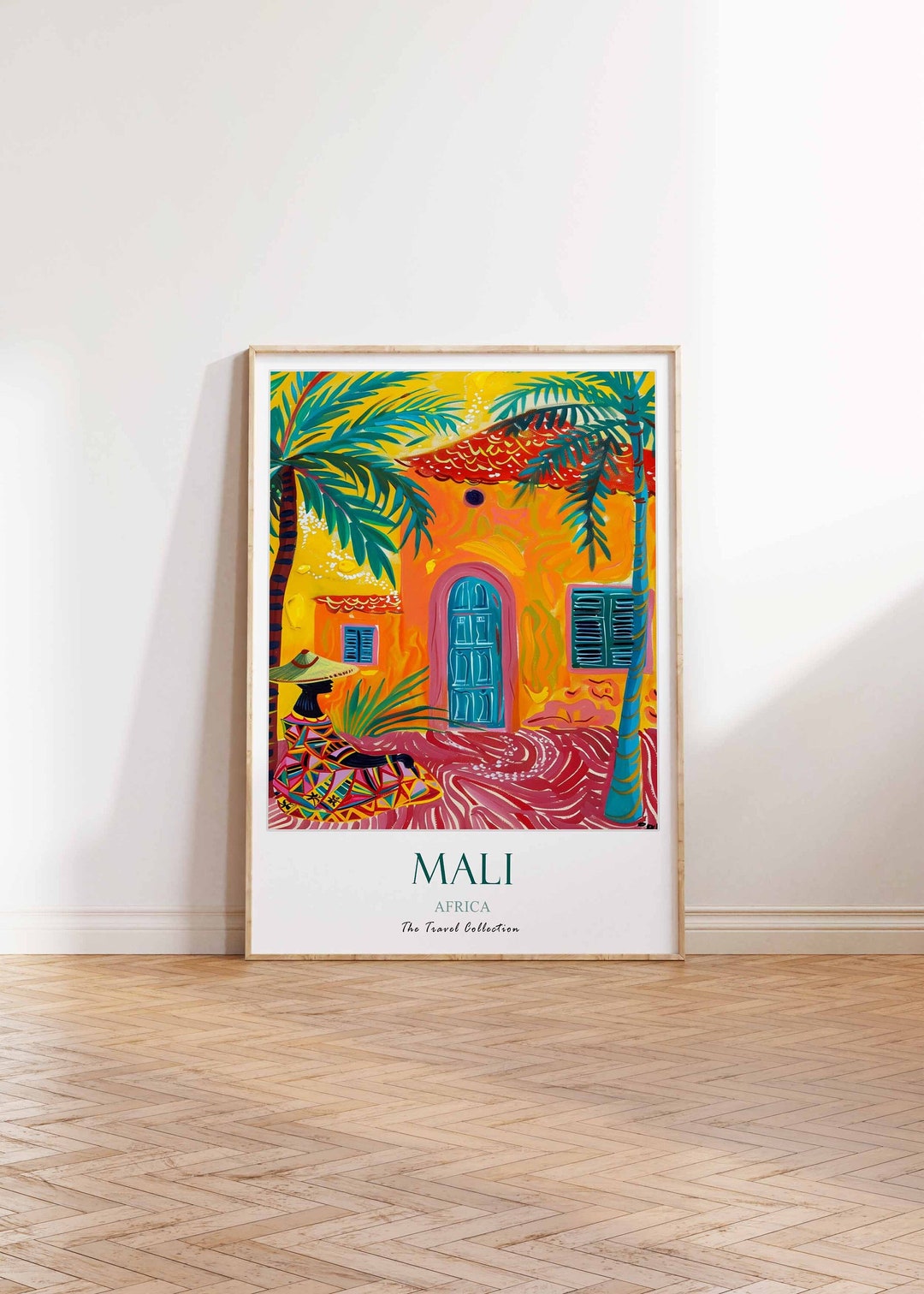 Mali Poster, Desert Poster, Sahara Poster, Mali Travel Poster, African ...