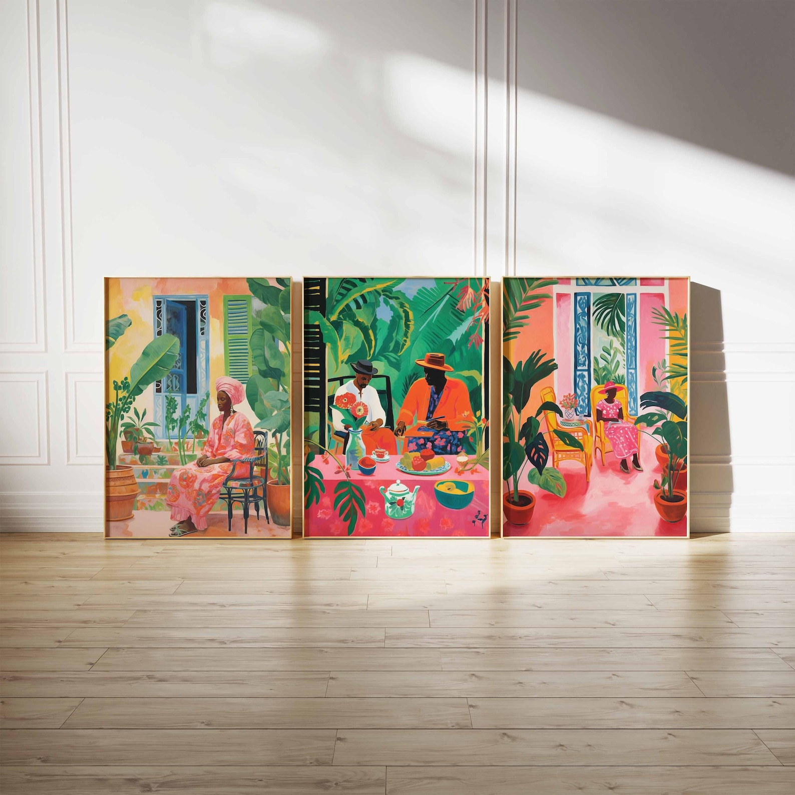 Set of 3 Jamaica Travel Posters, Vintage Caribbean Print, Tropical ...