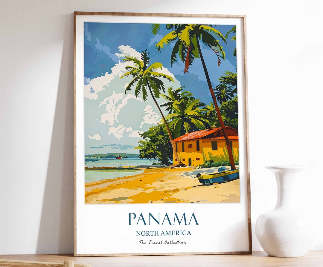 Panama Print, Panama Travel Poster, North America Travel Poster ...
