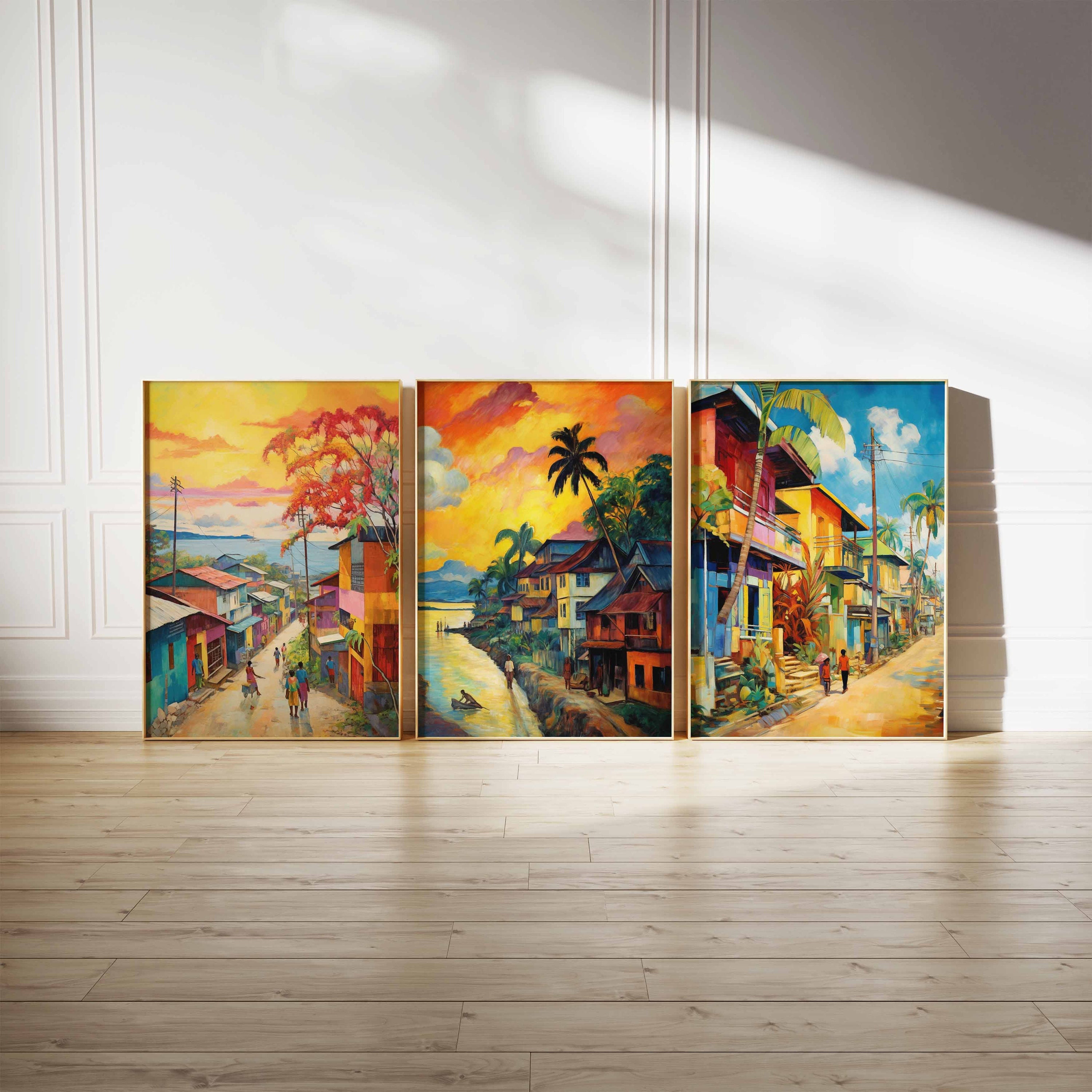 Set of 3 Philippines Poster Set, Vintage Filipino Floral Prints ...