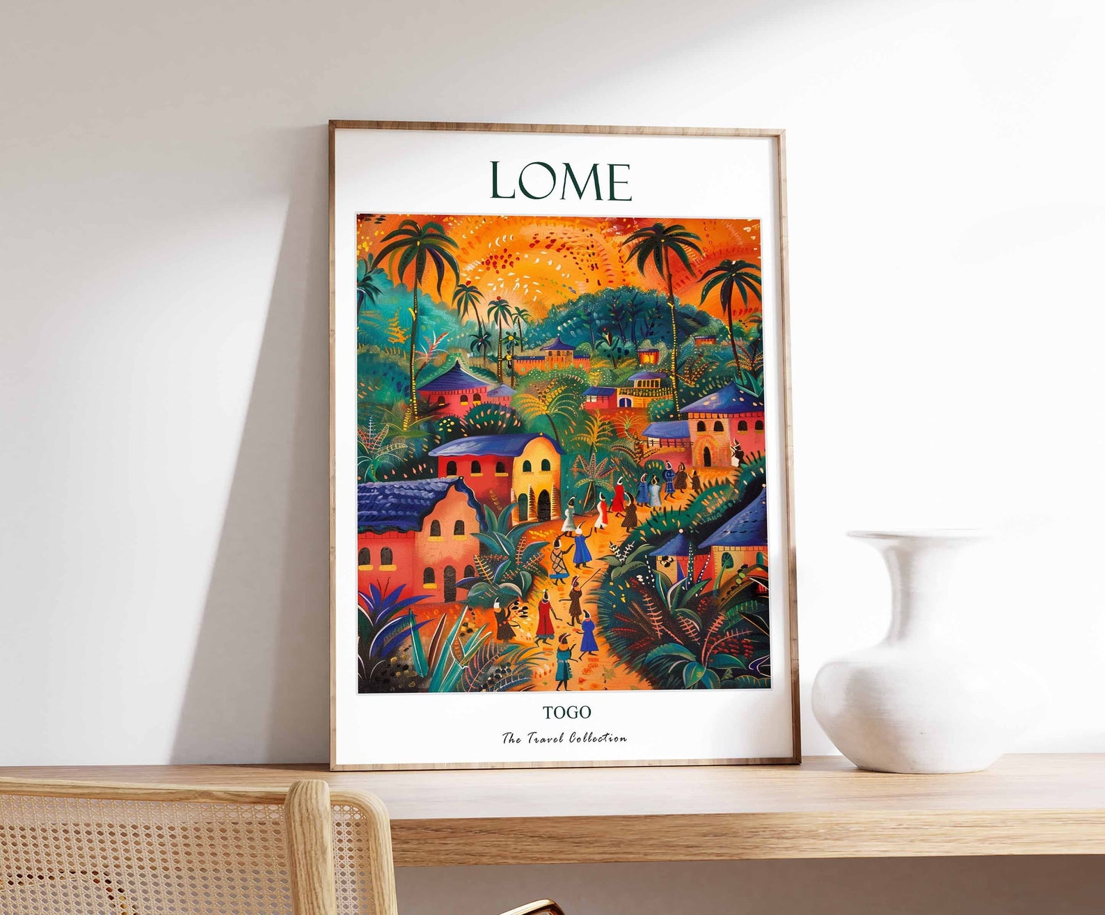 Lomé Poster, Togo Poster, Beach Travel Poster, History Poster, Ancient ...