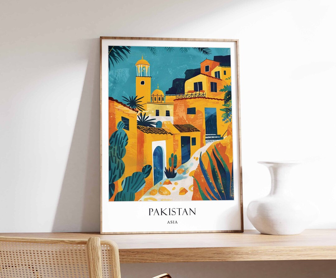 Pakistan Poster, Asian Poster, Himalayan Poster, Indus Valley Poster ...