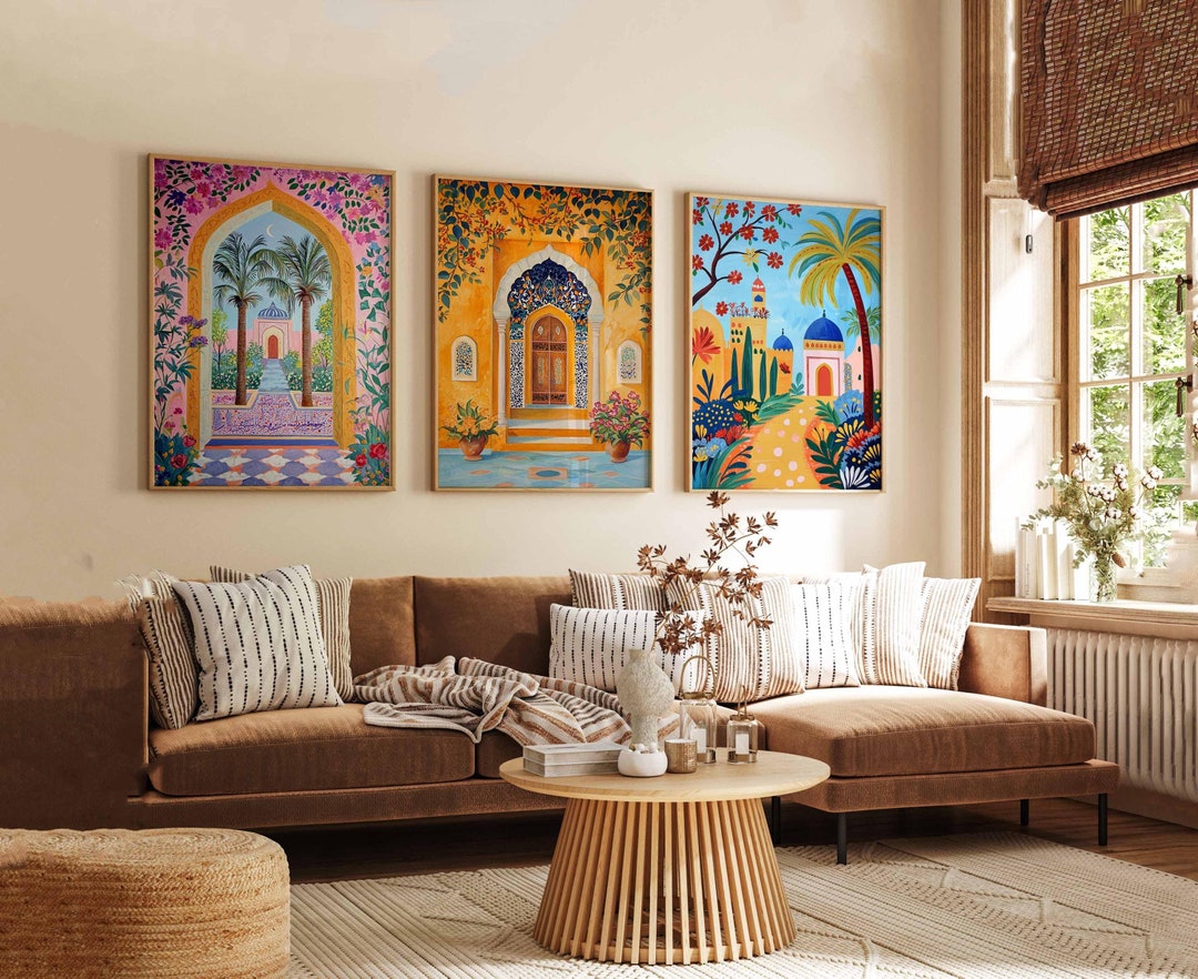 Set of 3 UAE Poster, Dubai Poster, Abu Dhabi Poster, Middle East Poster ...