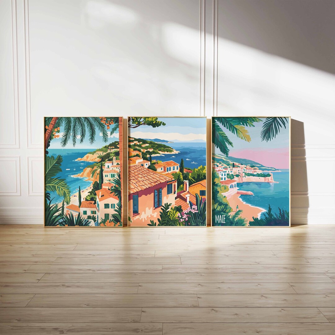 Set of 3 Lebanon Poster Set, Vintage Lebanon Art Set, Lebanon Poster ...