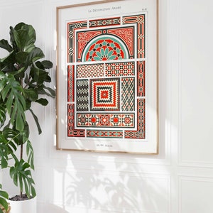 Arabic Poster, Arabian Wall Art, Vintage Arabic Decor, Islamic Wall ...