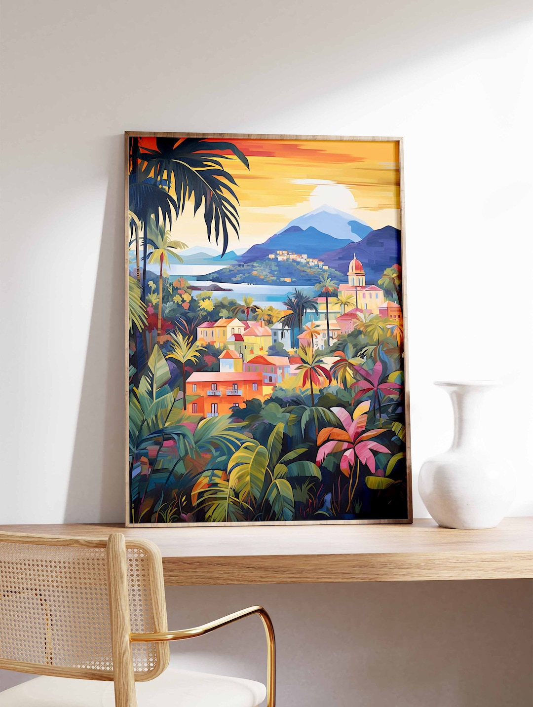 Haiti Travel Poster, Haiti Print, Caribbean Wall Art, Caribbean Travel ...