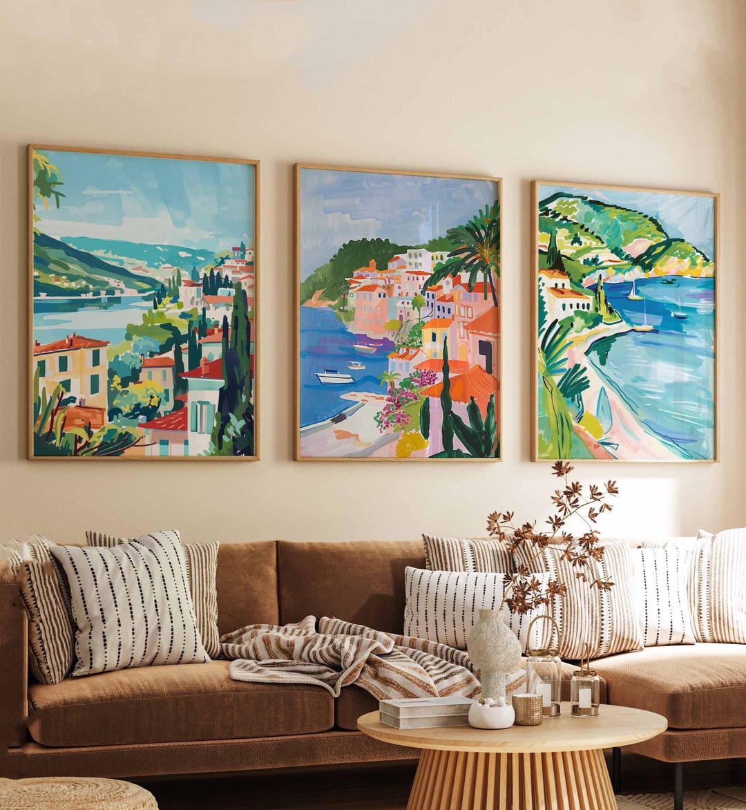 Set of 3 Georgia Posters, USA Southern Prints Set, Peach State Scenic ...