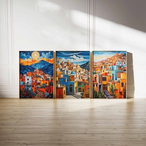 Set of 3 Bolivia Posters, Bolivian Vintage Floral Prints, Indigenous ...