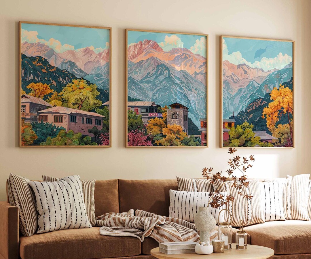 Set of 3 Pakistan Posters, Pakistan Travel Prints, Pakistan Art ...