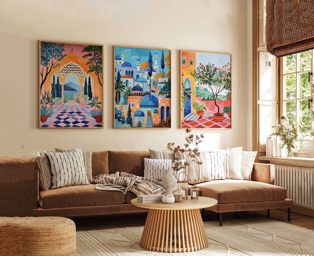 Set of 3 Lebanon Poster, Middle East Poster, Mediterranean Poster ...