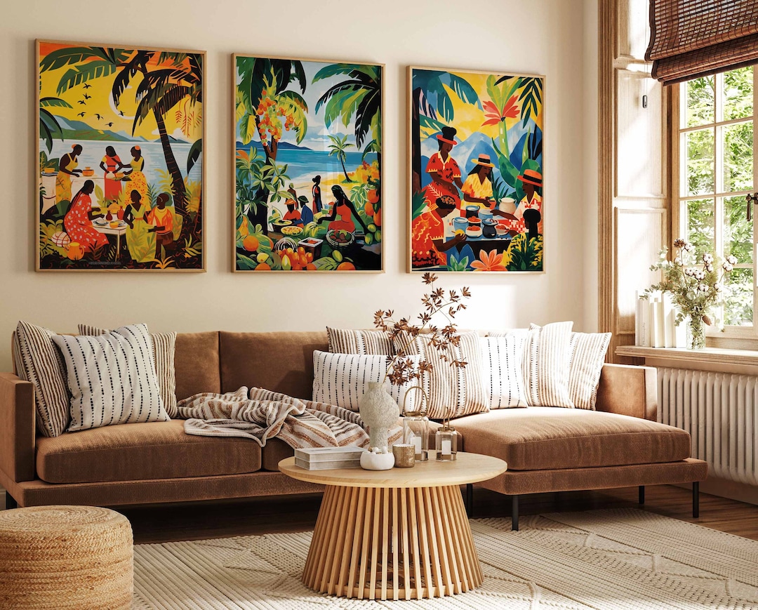 Set of 3 Jamaica Travel Posters, Caribbean Travel Print, Tropical Print ...