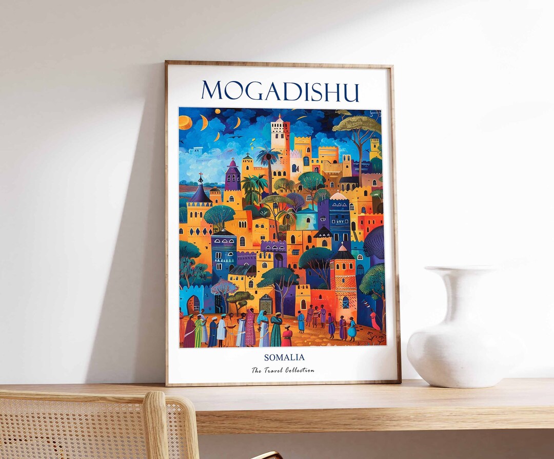 Mogadishu Poster, Somalia Poster, Mogadishu Travel Poster, East African ...