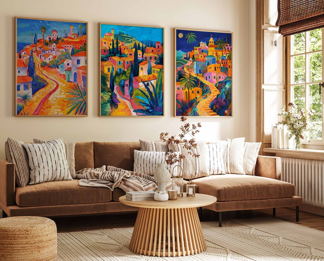 Set of 3 Israel Poster, Israel Travel Prints, Israel Art, Botanical ...
