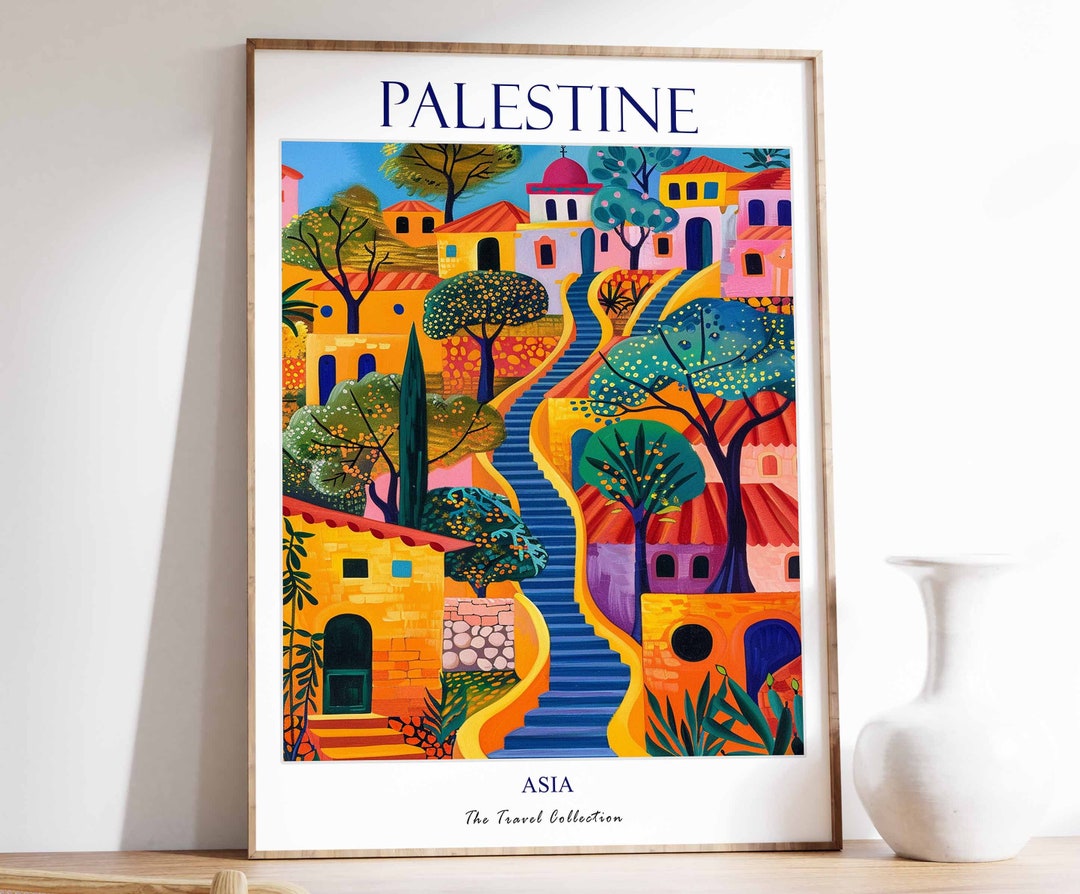 Palestine Print, Palestine Travel Poster, Islamic Decor, Islamic Art ...