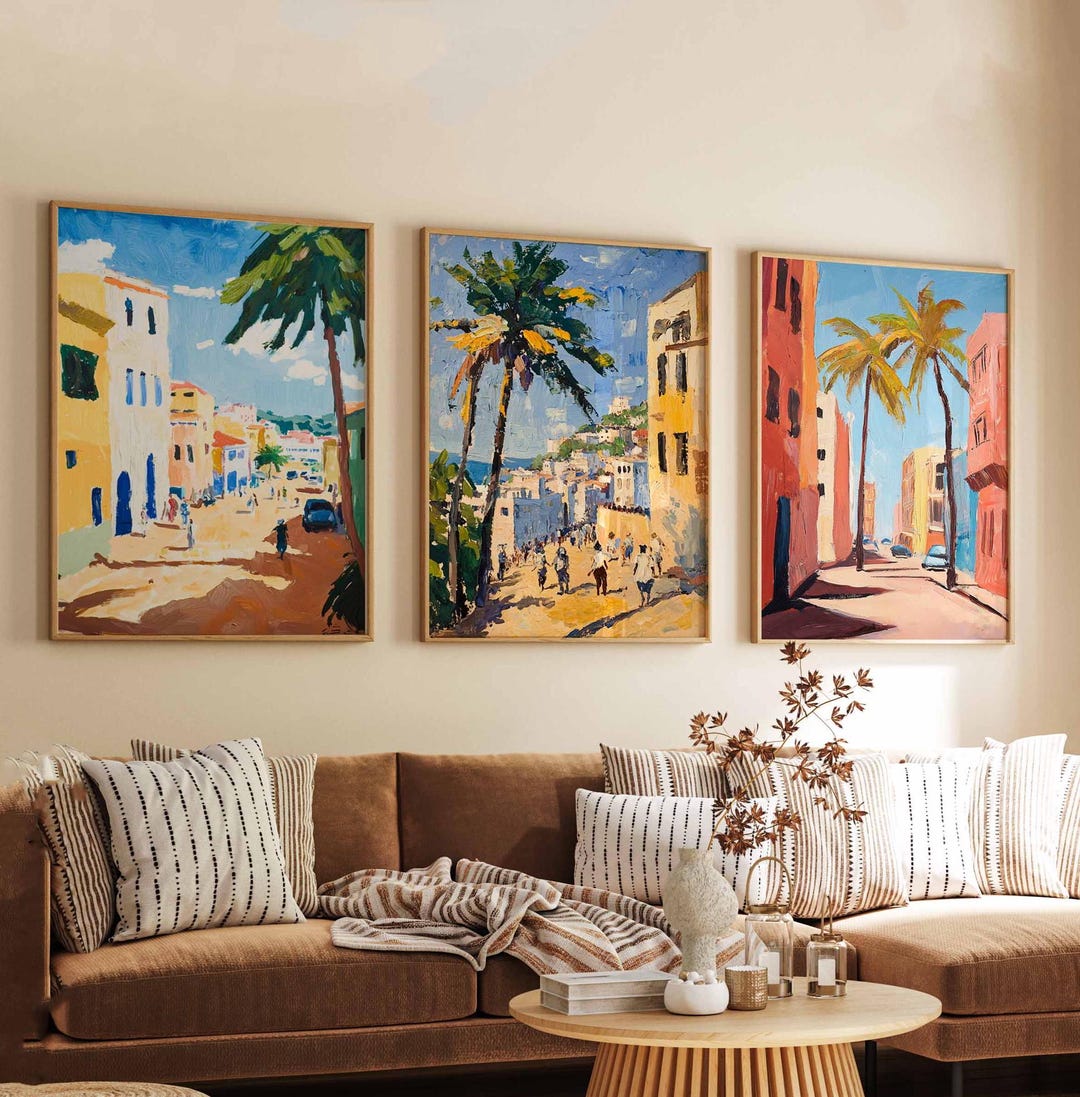 Set of 3 Dakar Posters, Senegal Prints, Dakar Wall Art, Travel Posters ...