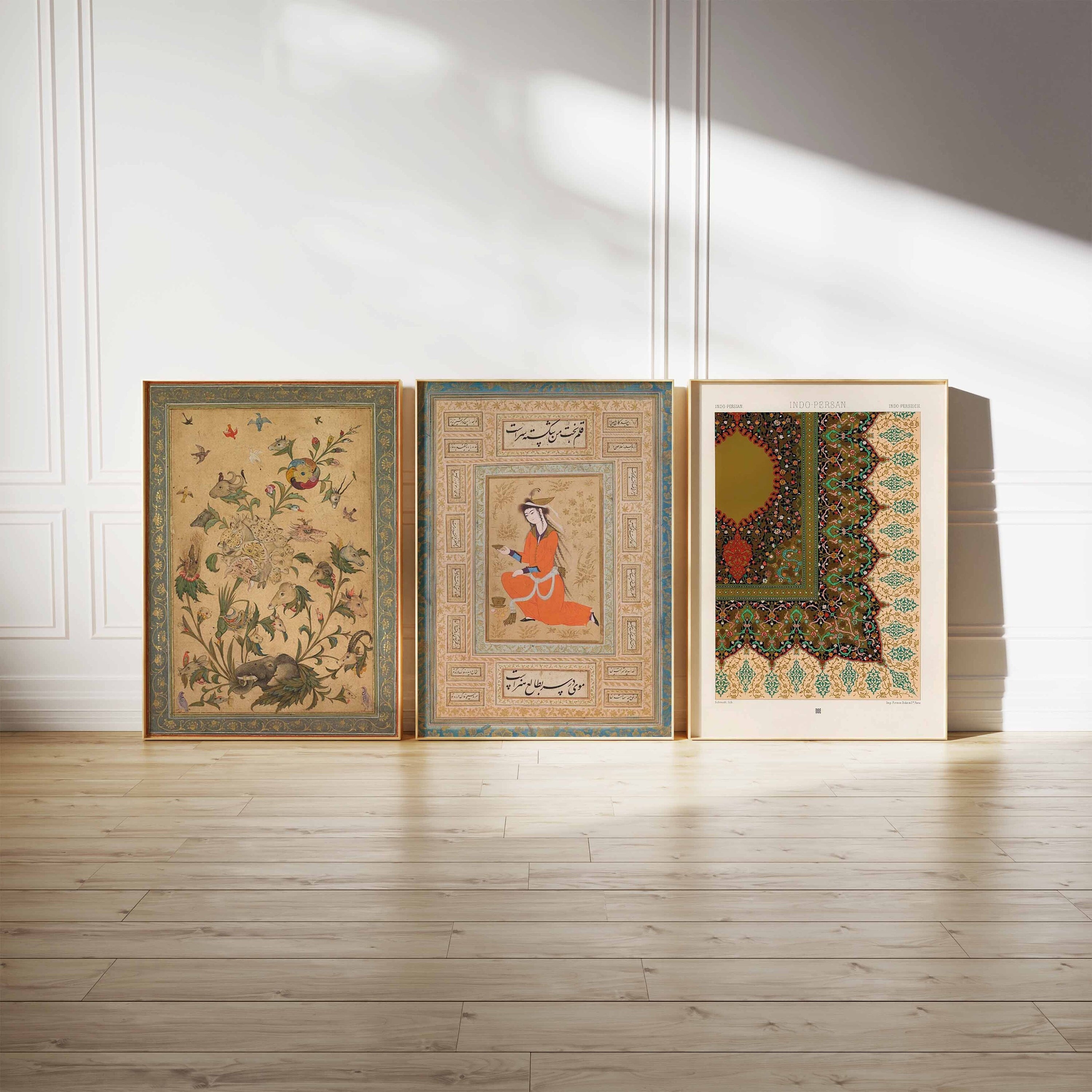 Set of 3 Persian Posters Persian Wall Art Vintage Arabic - Etsy Australia