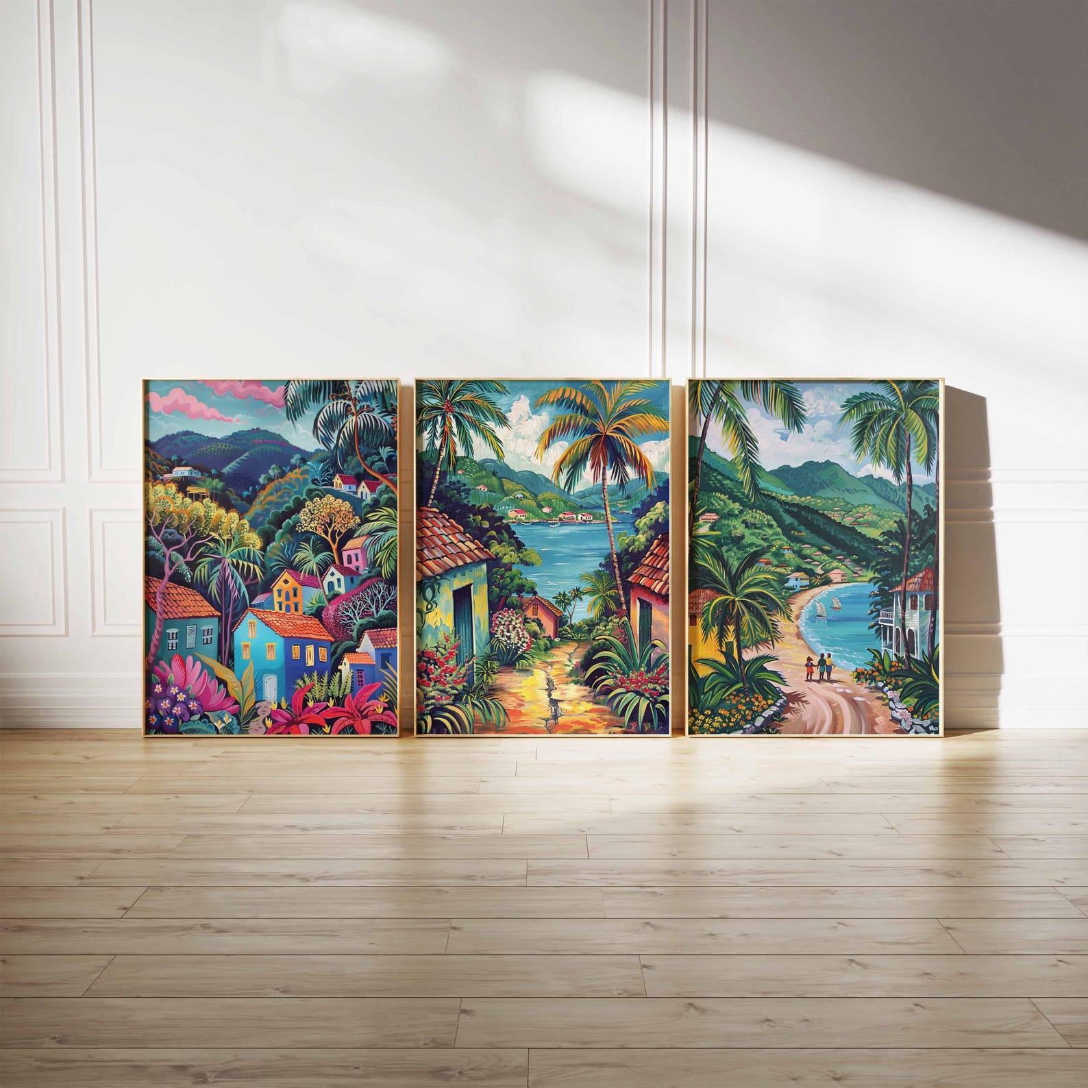 Set of 3 Trinidad and Tobago Posters, Caribbean Island Prints, Trinidad ...