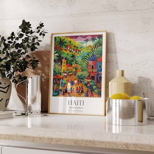 Haiti Print, Haiti Travel Poster, North America Travel Poster ...