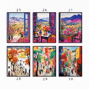 Afghanistan Poster Set, Islamic Travel Prints, Floral Art, Afghan Decor ...