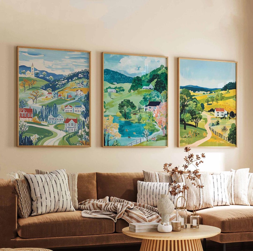 Set of 3 Kentucky Posters, USA Wall Art Prints, Kentucky Travel Poster ...