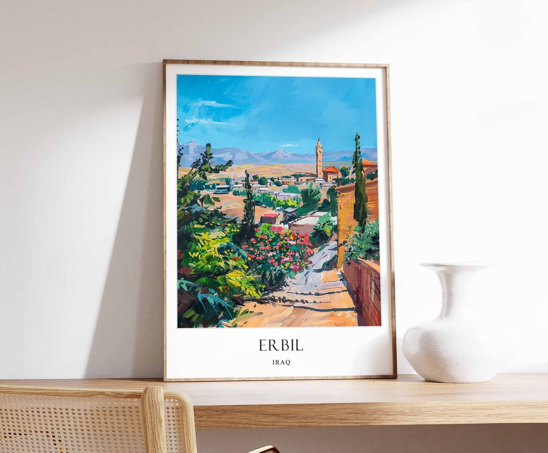 Erbil Poster, Iraq Poster, Kurdistan Poster, Middle East Poster ...