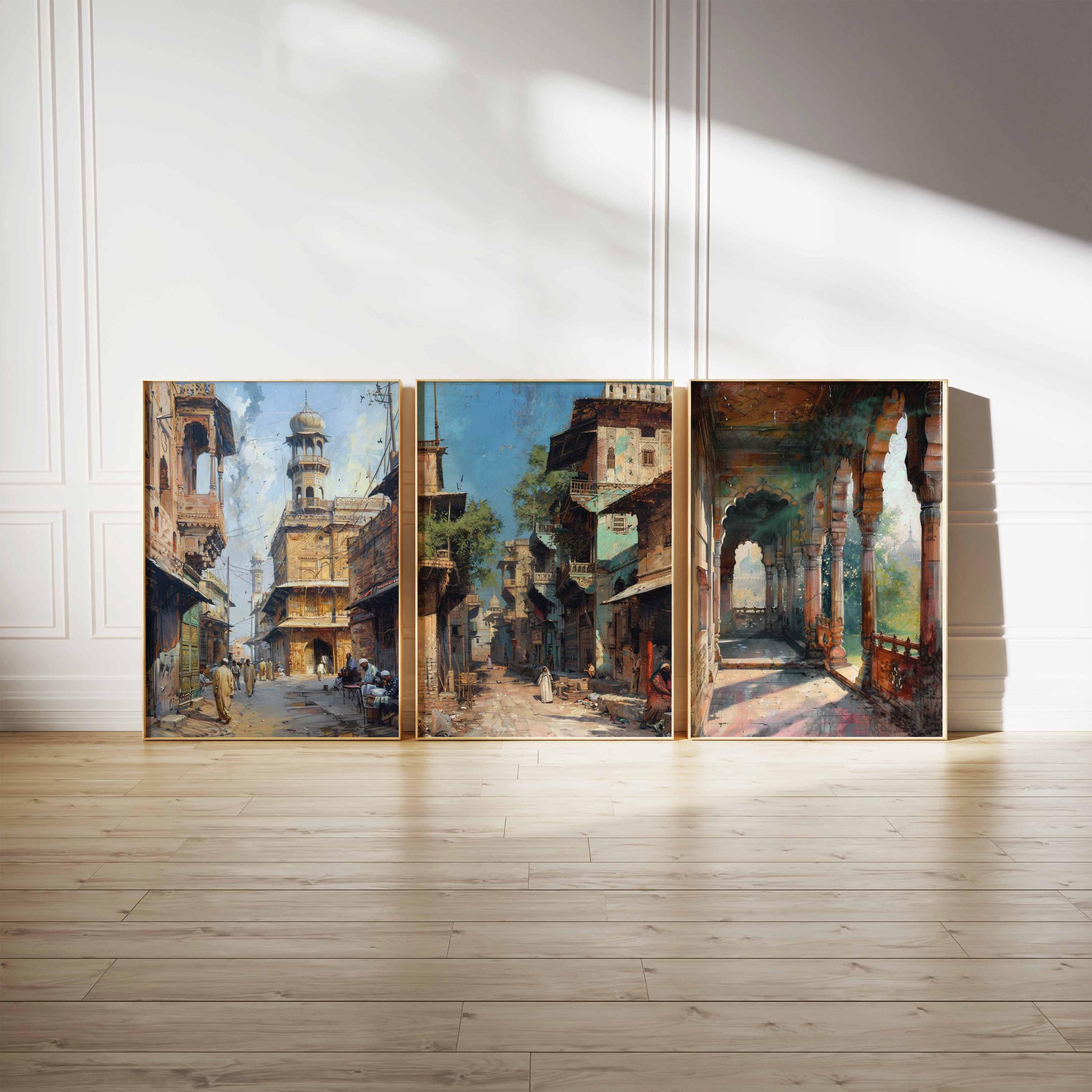 Set of 3 Lahore Posters, Lahore Pakistan Prints, Pakistan Wall Art Set ...