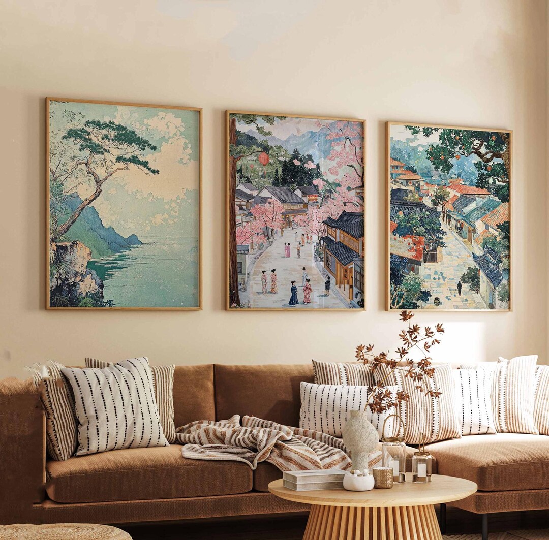 Set of 3 Penang Posters, Malaysia Travel Prints, Penang Wall Art ...