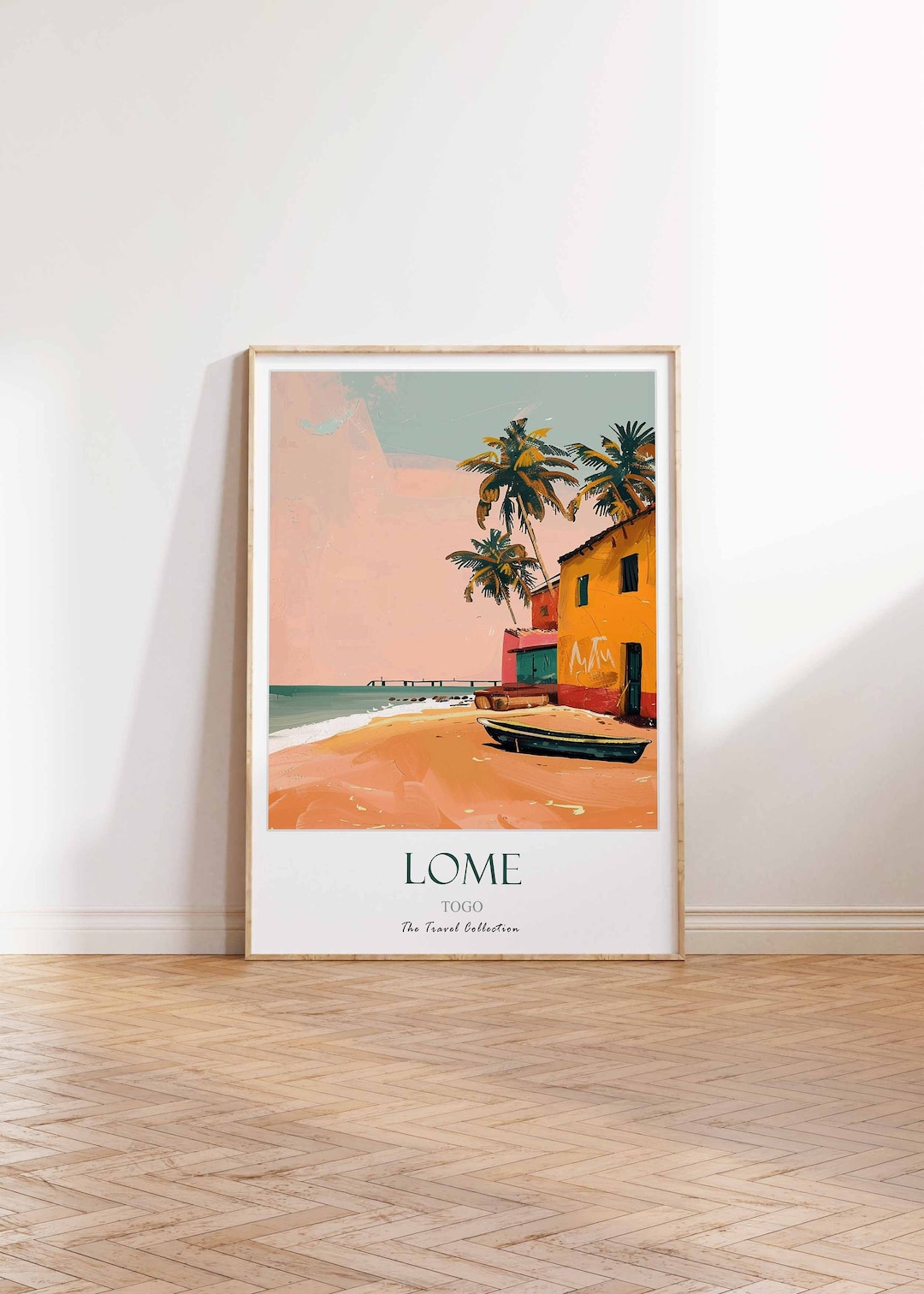 Lomé Poster, Togo Poster, Beach Travel Poster, History Poster, Ancient ...