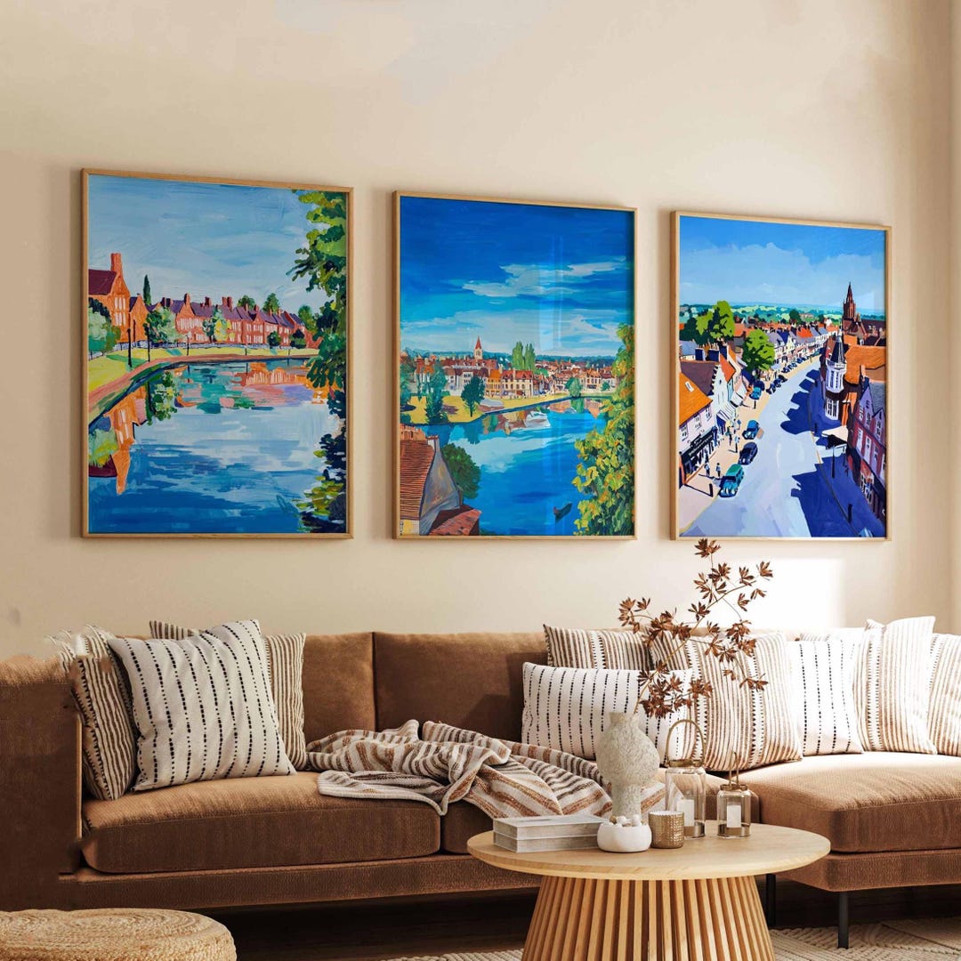 Set of 3 Stratford-upon-avon Posters, England Wall Art Prints, UK ...