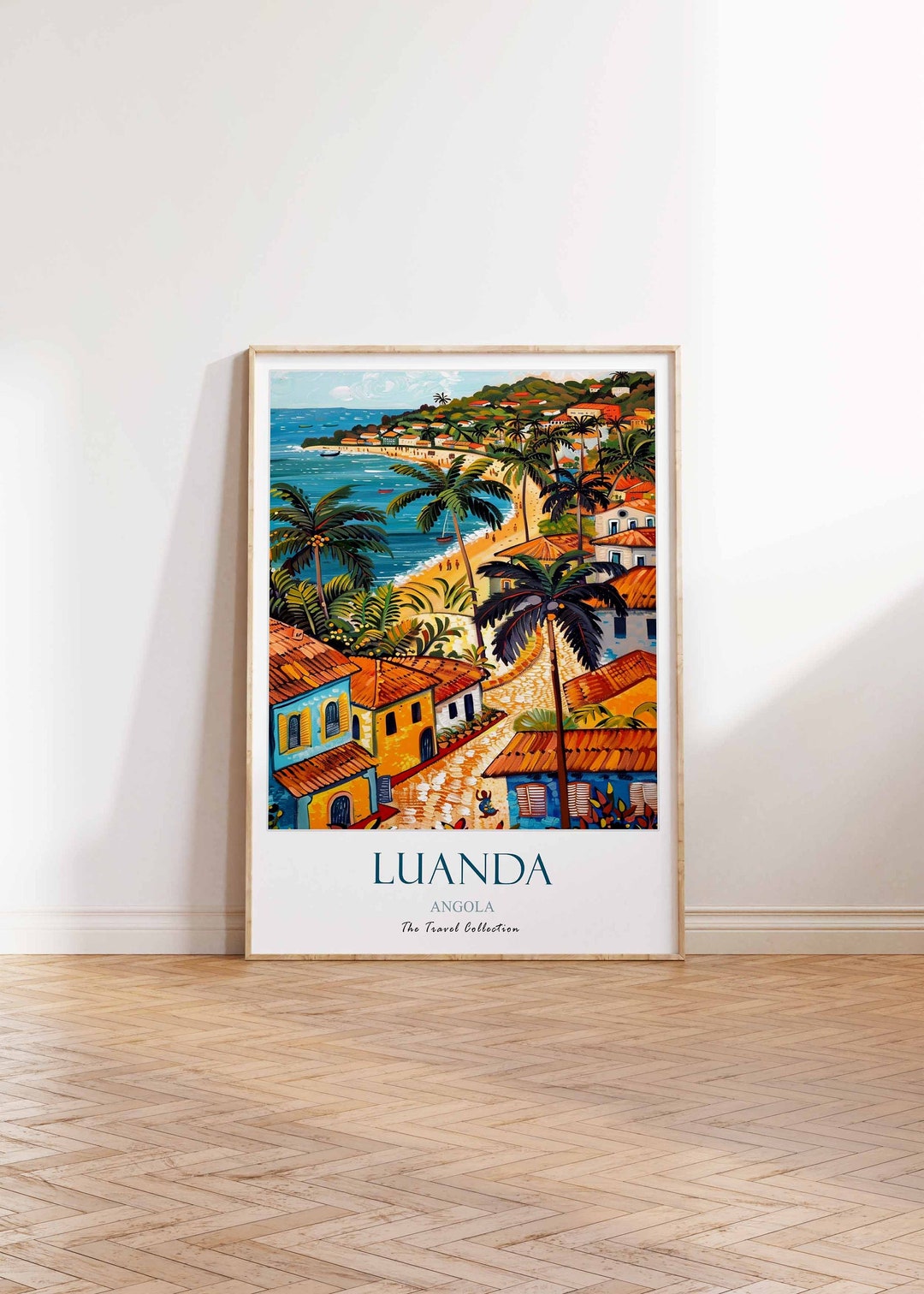 Luanda Poster, Angola Poster, Beach Travel Poster, History Poster ...
