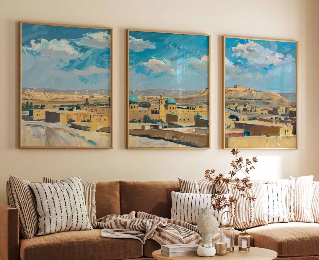 Set of 3 Erbil Posters, Iraq Posters, Kurdistan Posters, Middle East ...