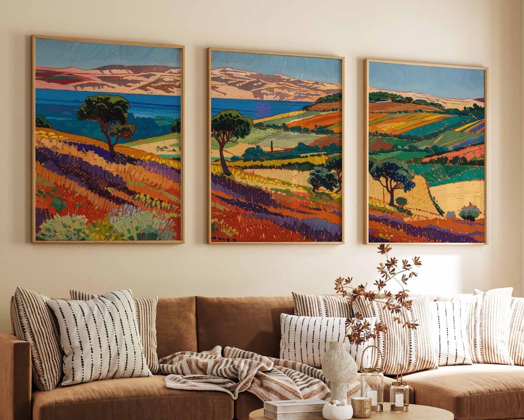 Set of 3 Israel Posters, Israel Travel Prints, Israel Art, Botanical ...