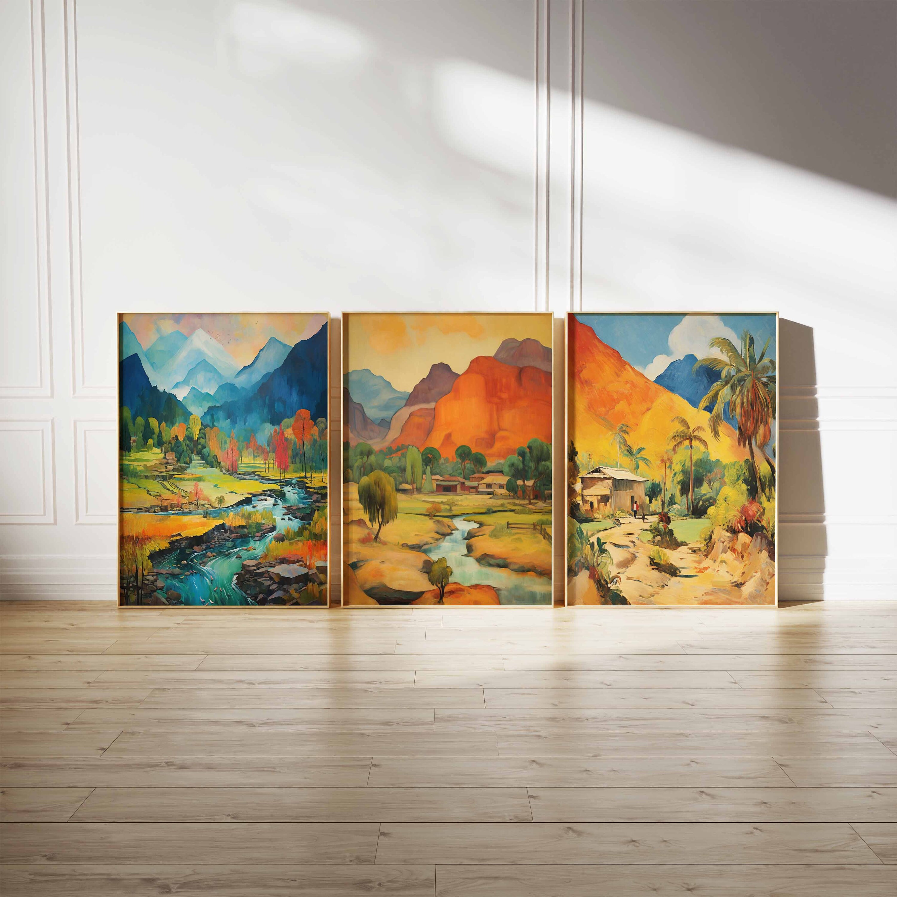 Set of 3 Pakistan Poster Set Vintage Pakistani Street Art - Etsy