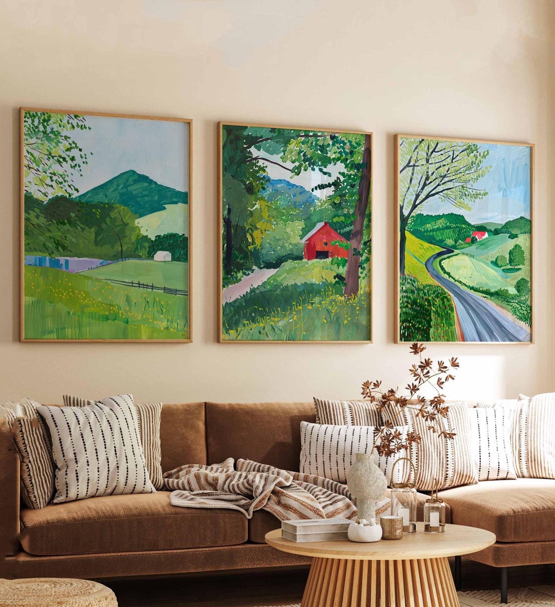 Set of 3 Tennessee Posters, USA Travel Prints, Smoky Mountains Wall Art ...