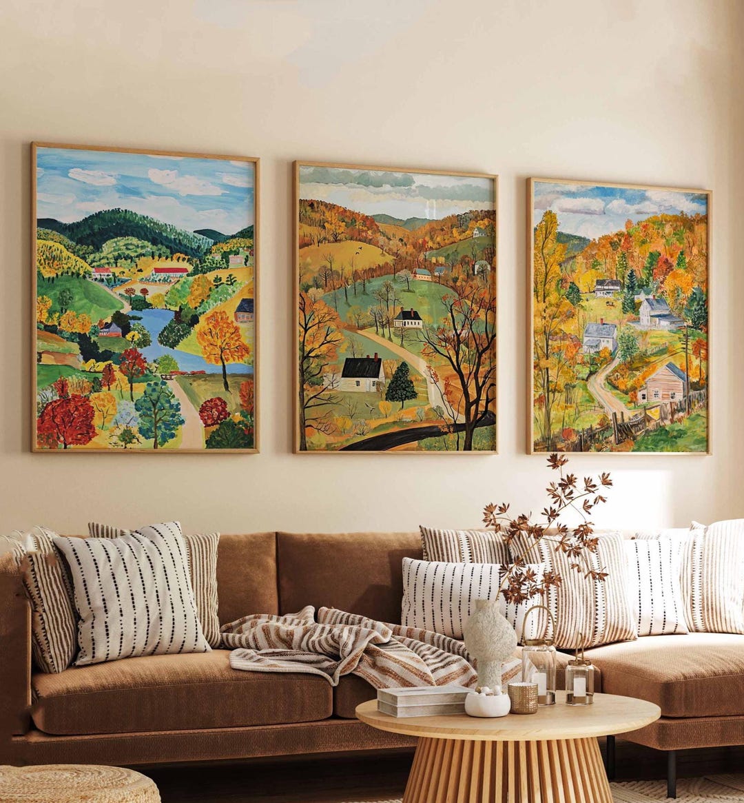 Set of 3 West Virginia Posters, USA Travel Prints, Mountain State Wall ...