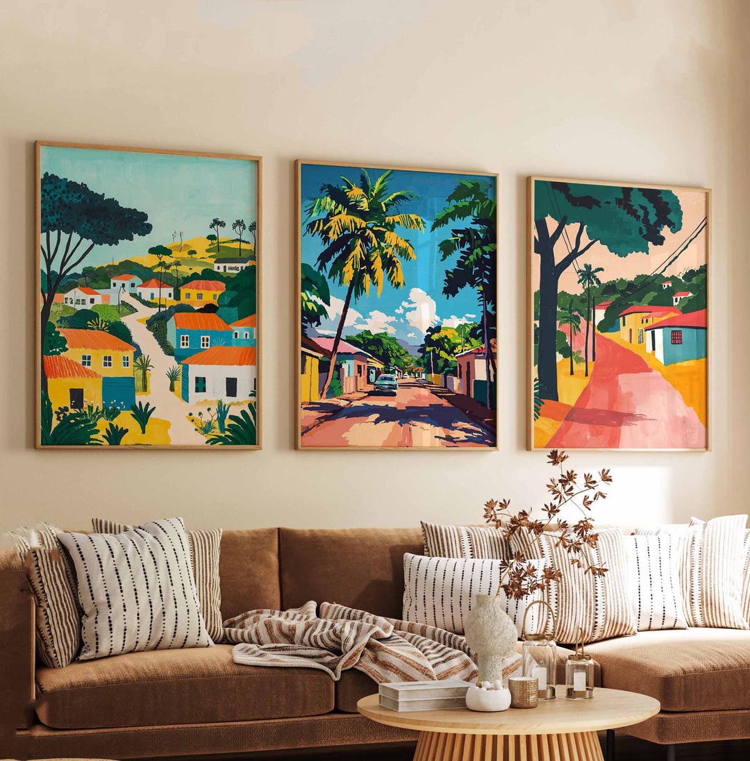 Set of 3 Harare Posters, Harare Wall Art, Harare Prints, Travel Poster ...