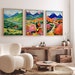 Set of 3 Chile Prints, Vintage Chile Floral Posters, Indigenous Art ...