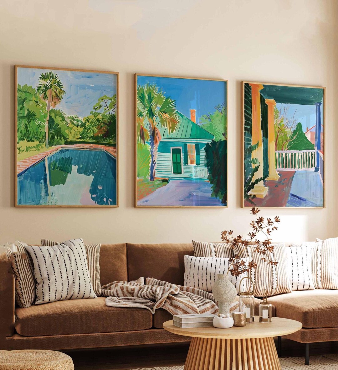 Set of 3 South Carolina Posters, USA Travel Prints, Coastal Wall Art ...