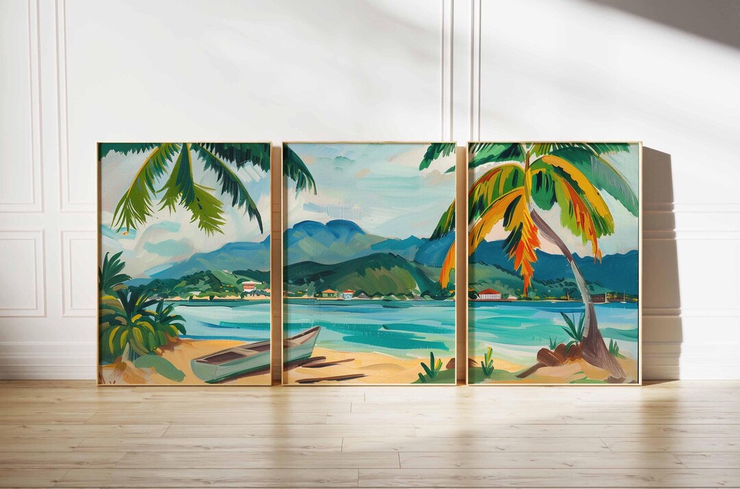 Set of 3 Panama Posters, Central America Travel Prints, Panama Wall Art ...