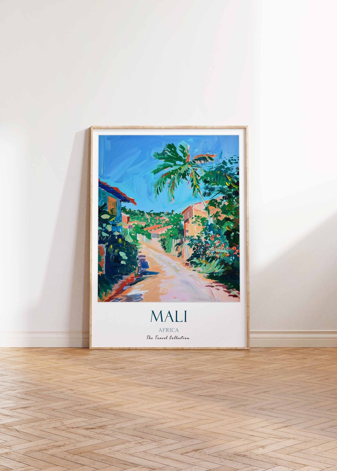 Mali Poster, Desert Poster, Sahara Poster, Mali Travel Poster, African ...